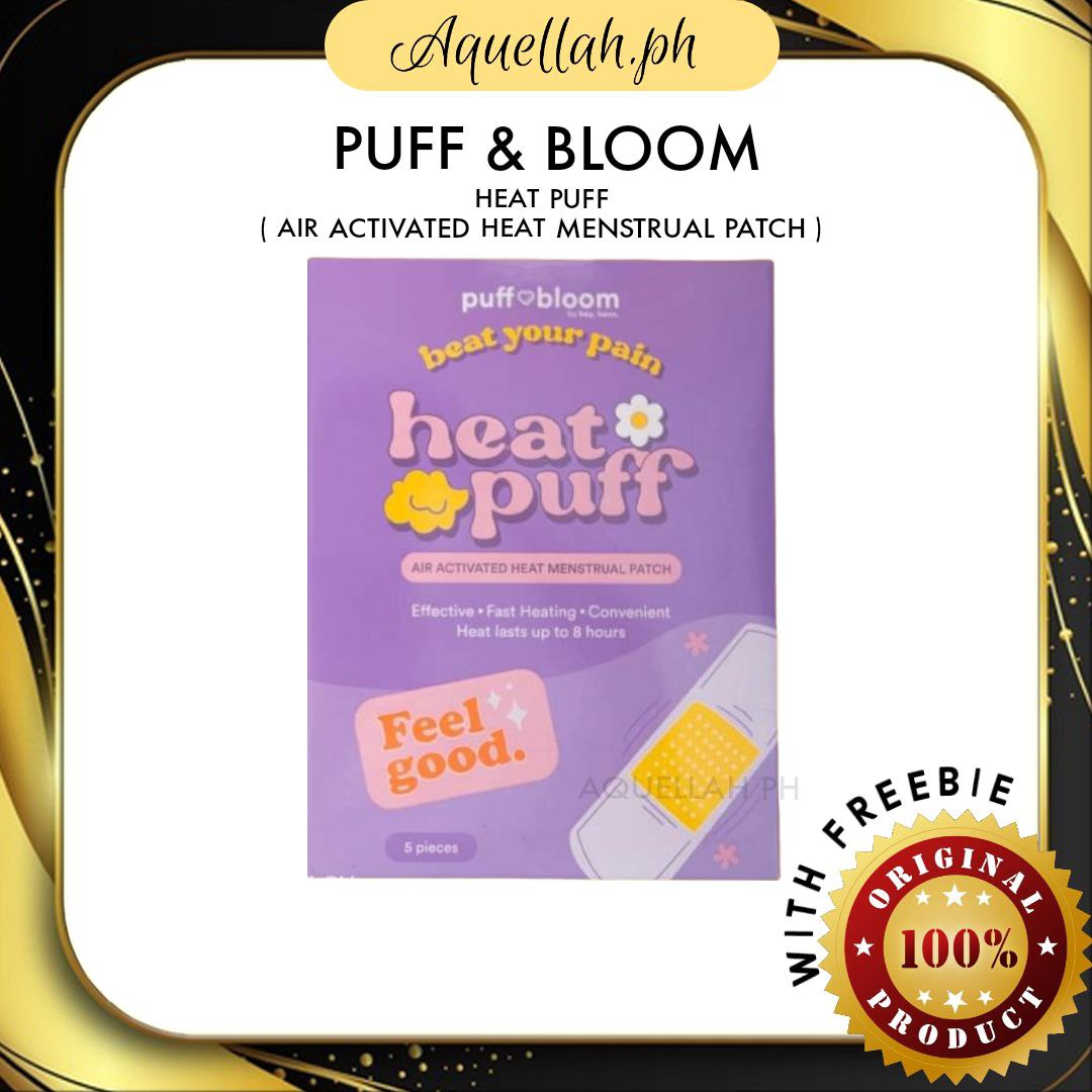 Puff & Bloom Heat Puff Air Activated Heat Menstrual Patch 5pieces/box ...