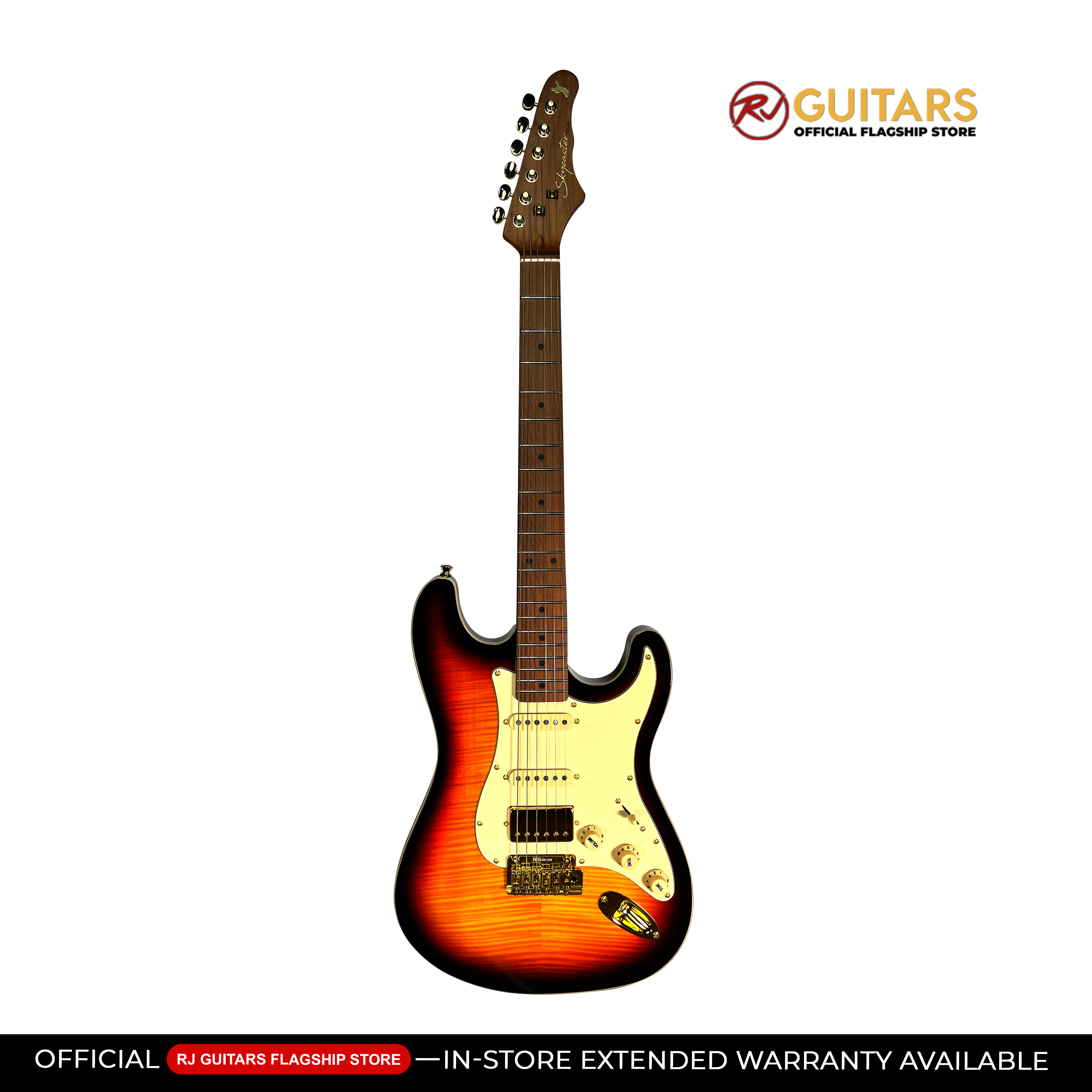RJ Gigline - Broadcaster Special Edition PLUS / Flame Maple Top ...