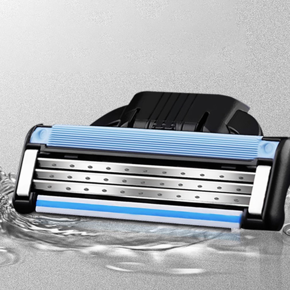 卐 Three-layers Men's Razor Blades Gillette MACH 3 Cartridges Three ...