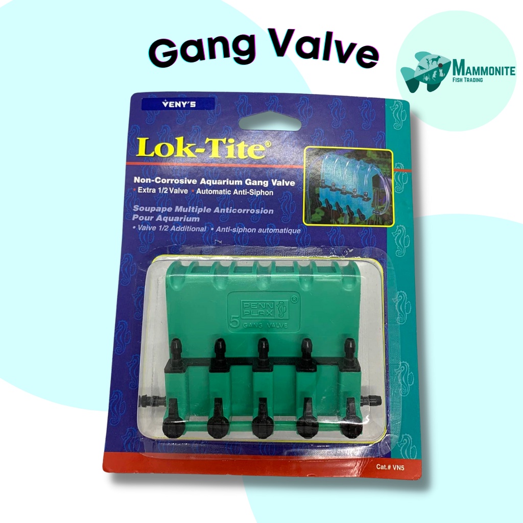 Aquarium Tank Gang Valve Non-Corrosive Air Flow Control 2 Way 3 Way 4 ...