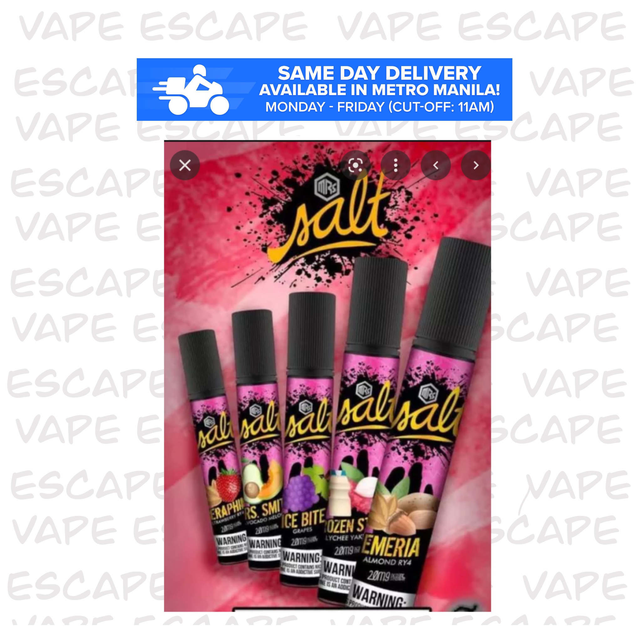 MRS SALT - 20MG / 30ML | Lazada PH