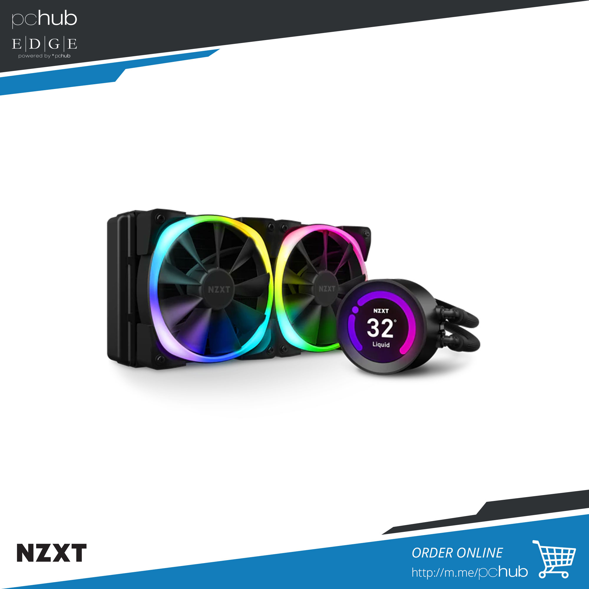 NZXT Kraken Z63 RGB Black 280mm AIO LC Cooler, pn: RL-KRZ63-R1 | Lazada PH