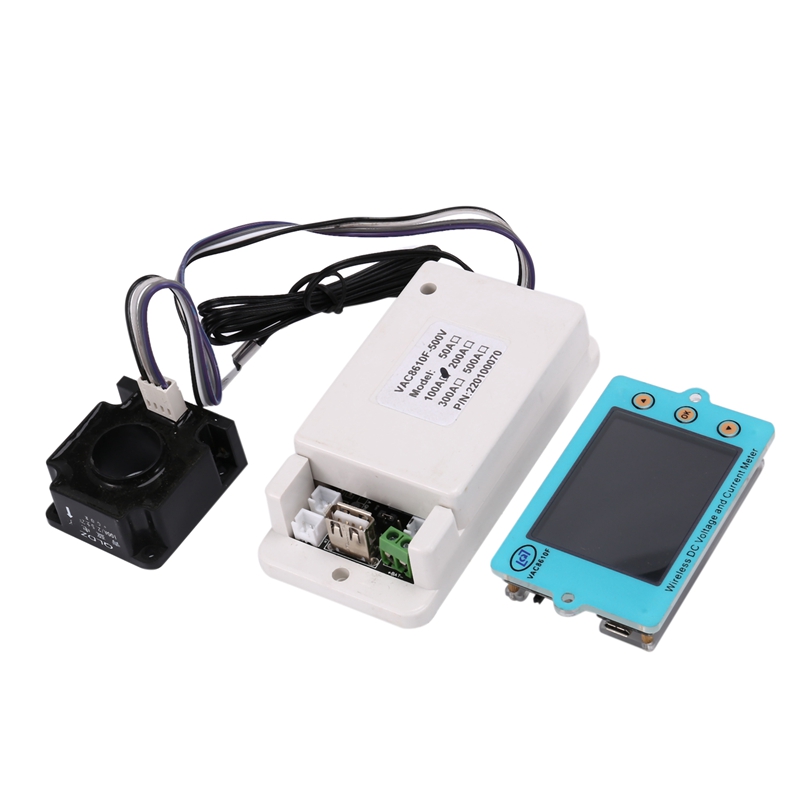 2.4 Inch DC 500V Wireless Voltage Meter Voltmeter Ammeter Solar Battery ...