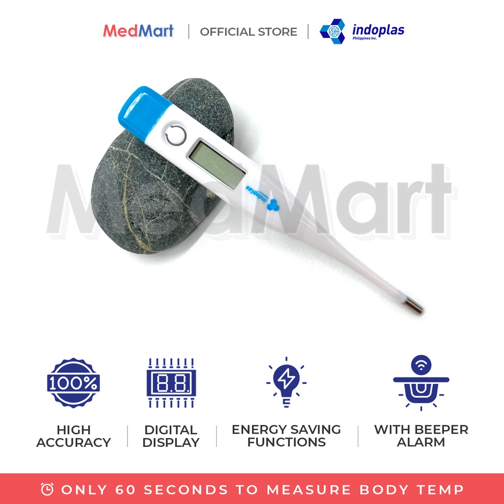Indoplas DT104 Digital Thermometer 1's (New Packaging) | Lazada PH
