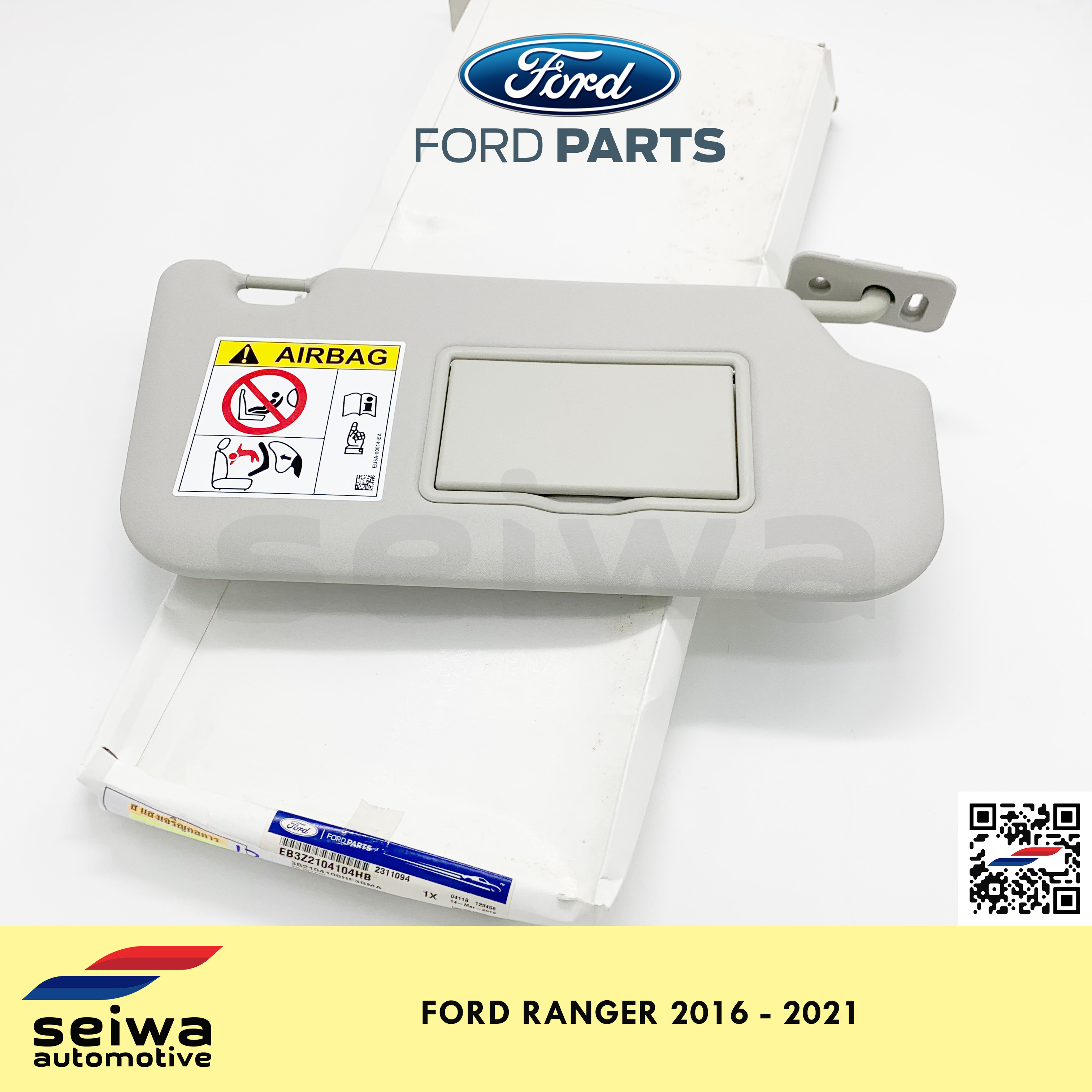 [2016 - 2021] Ford Ranger Sun Visor RH (Passenger Side) - genuine Ford ...