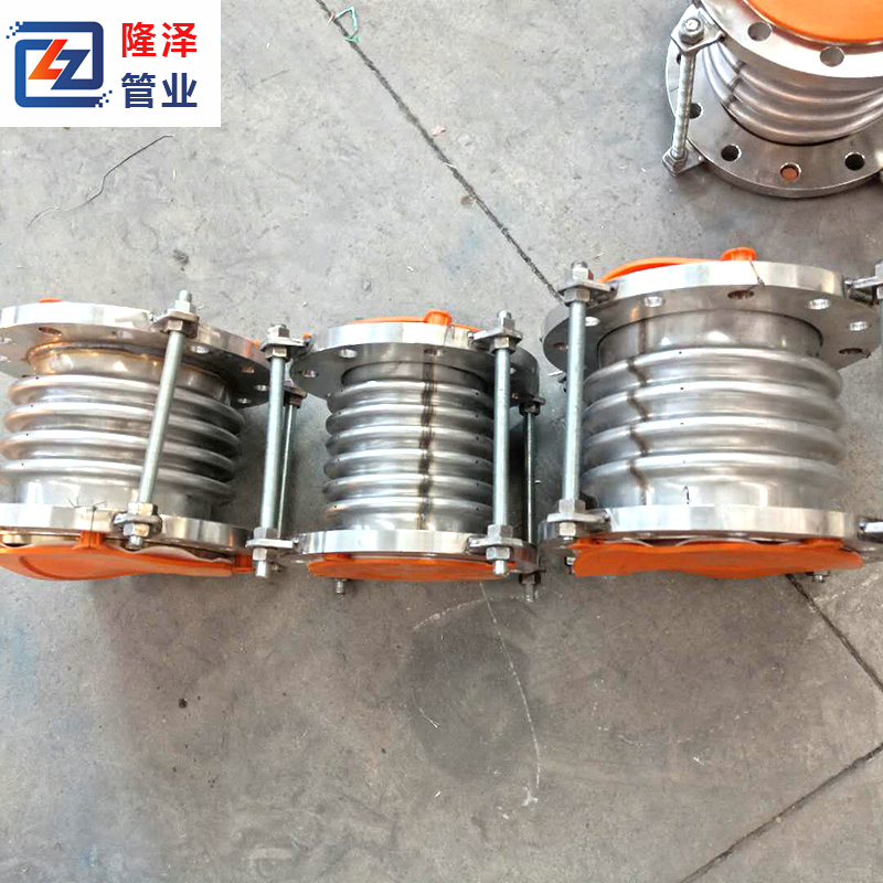 Pipeline expansion joint stainless steel bellows compensator 304 pull ...