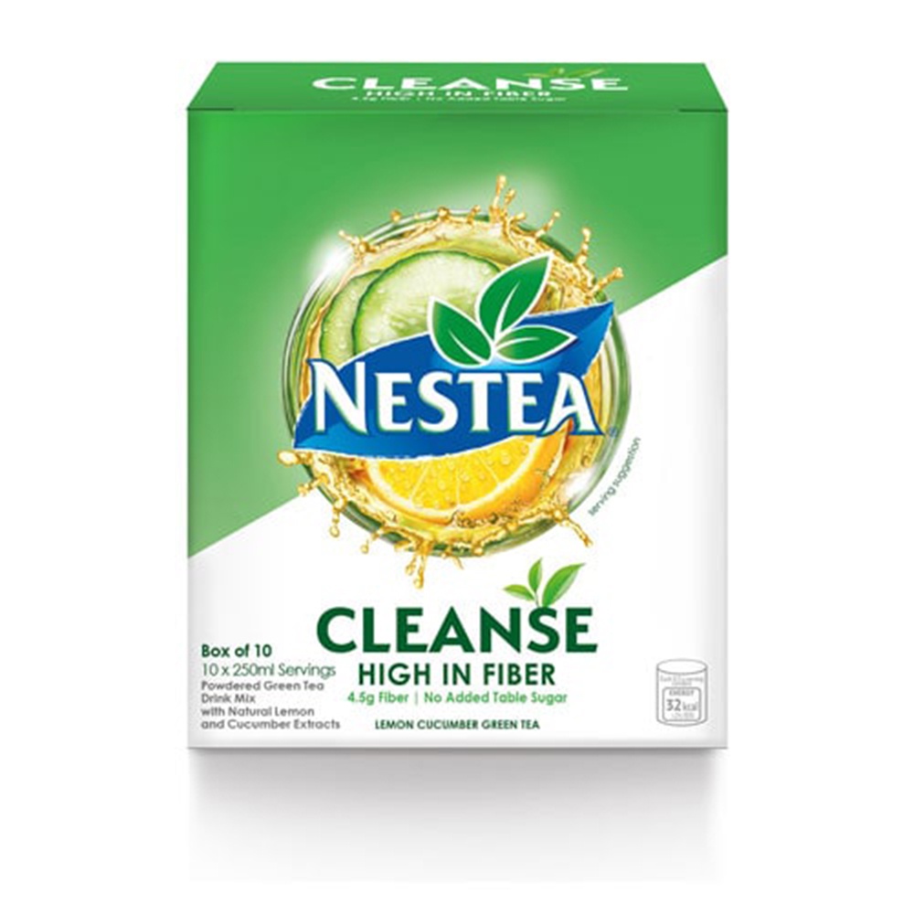 Nestea Cleanse High In Fiber Lemon Cucumber Green Tea, 10 sachets ...