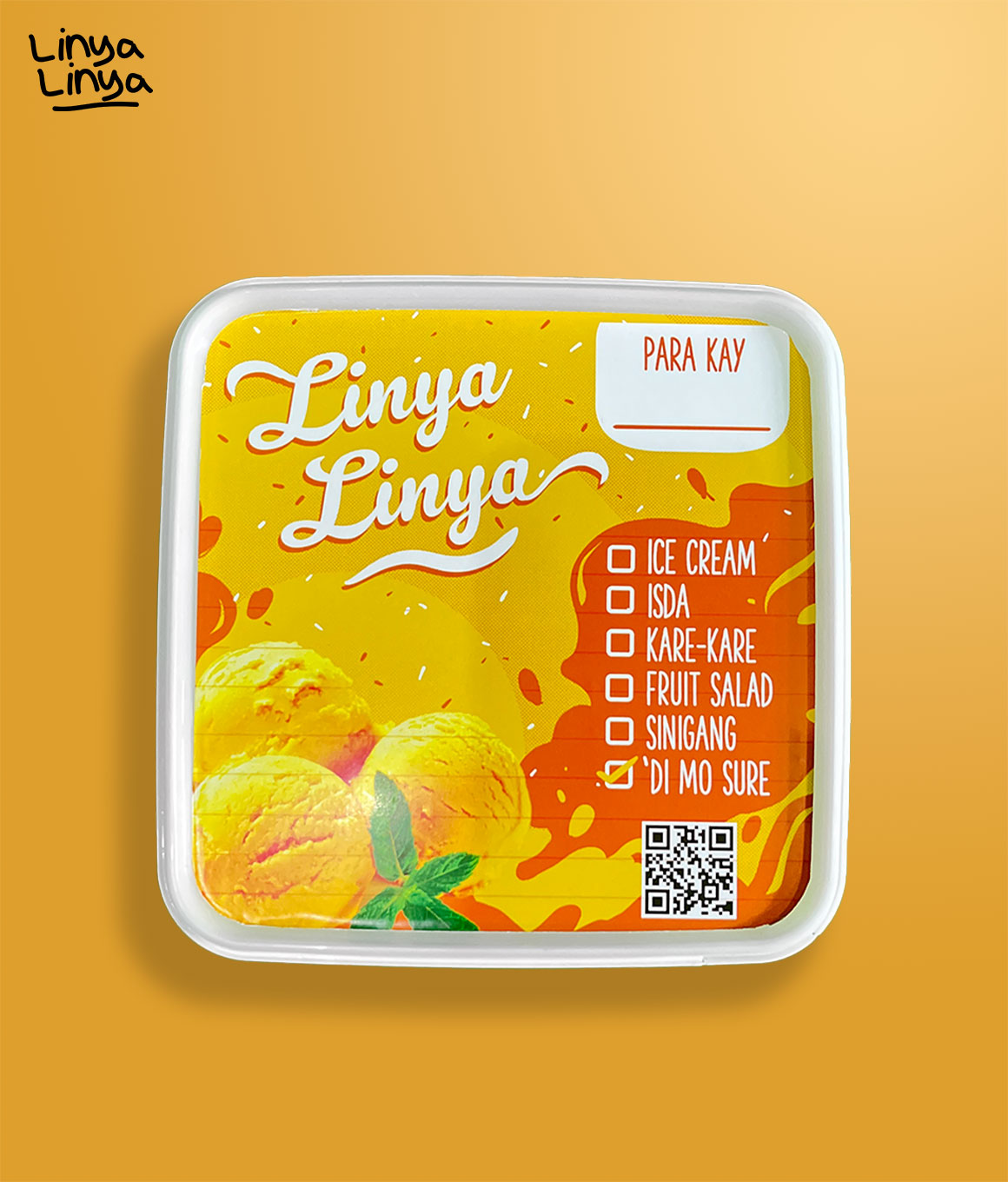Linya-Linya Ice Cream Tub Packaging | Lazada PH