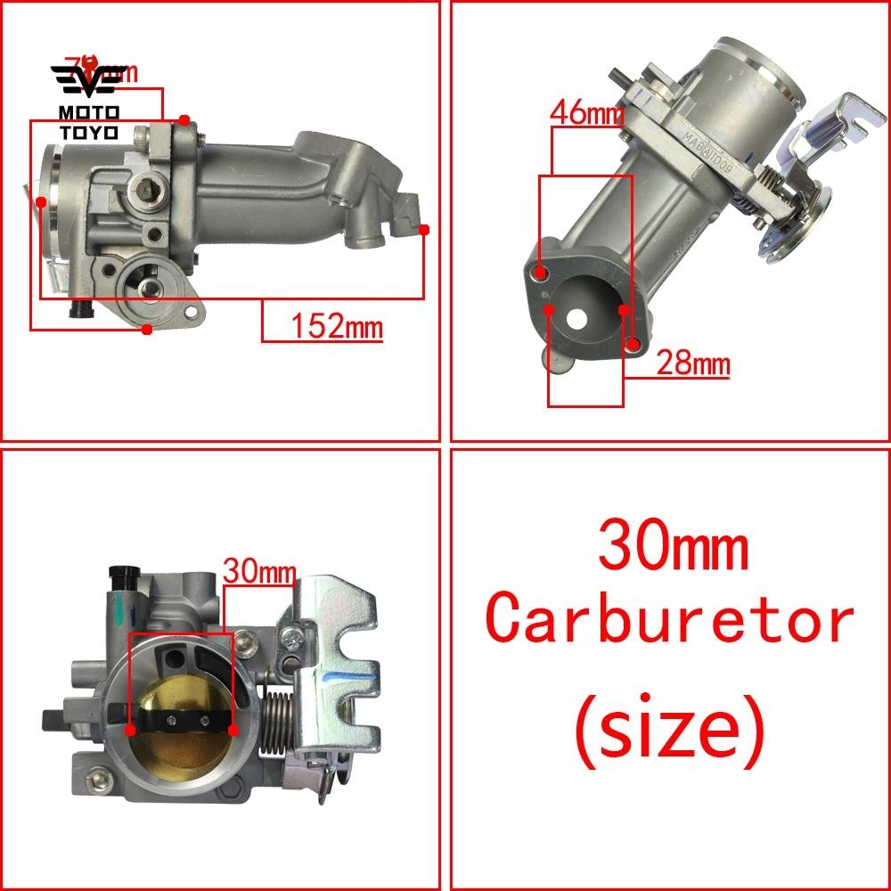 Motorcycle Racing Throttle Body With Manifold 30mm 32mm 34mm For HONDA ...