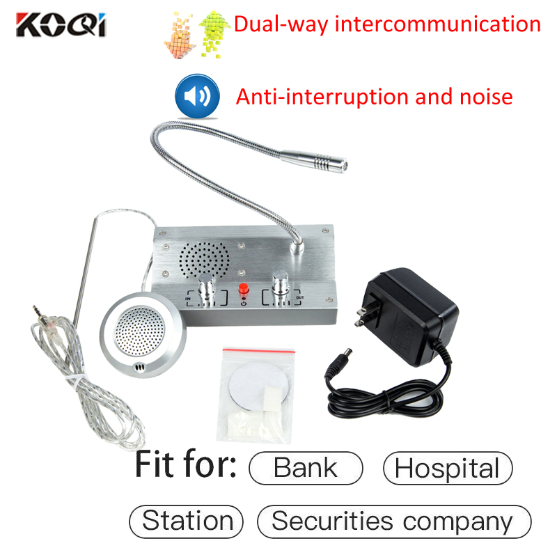 ⚡3W⚡ Window Intercom Speaker Two Way Intercom Microphone Talk Through ...