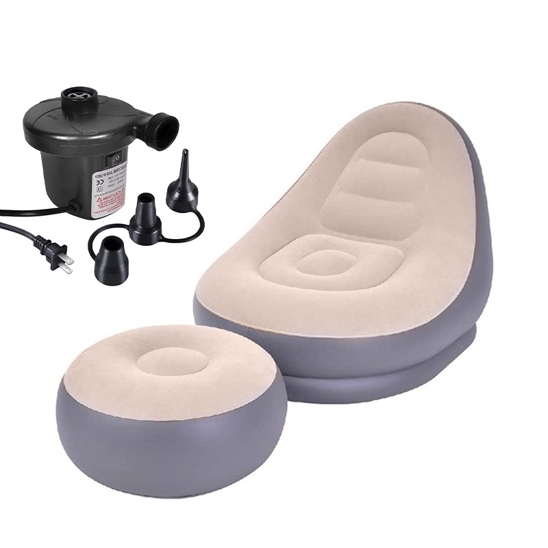 COD Portable Lazy Chair /Inflatable Lounge Sofa With Chair Set /tatami ...