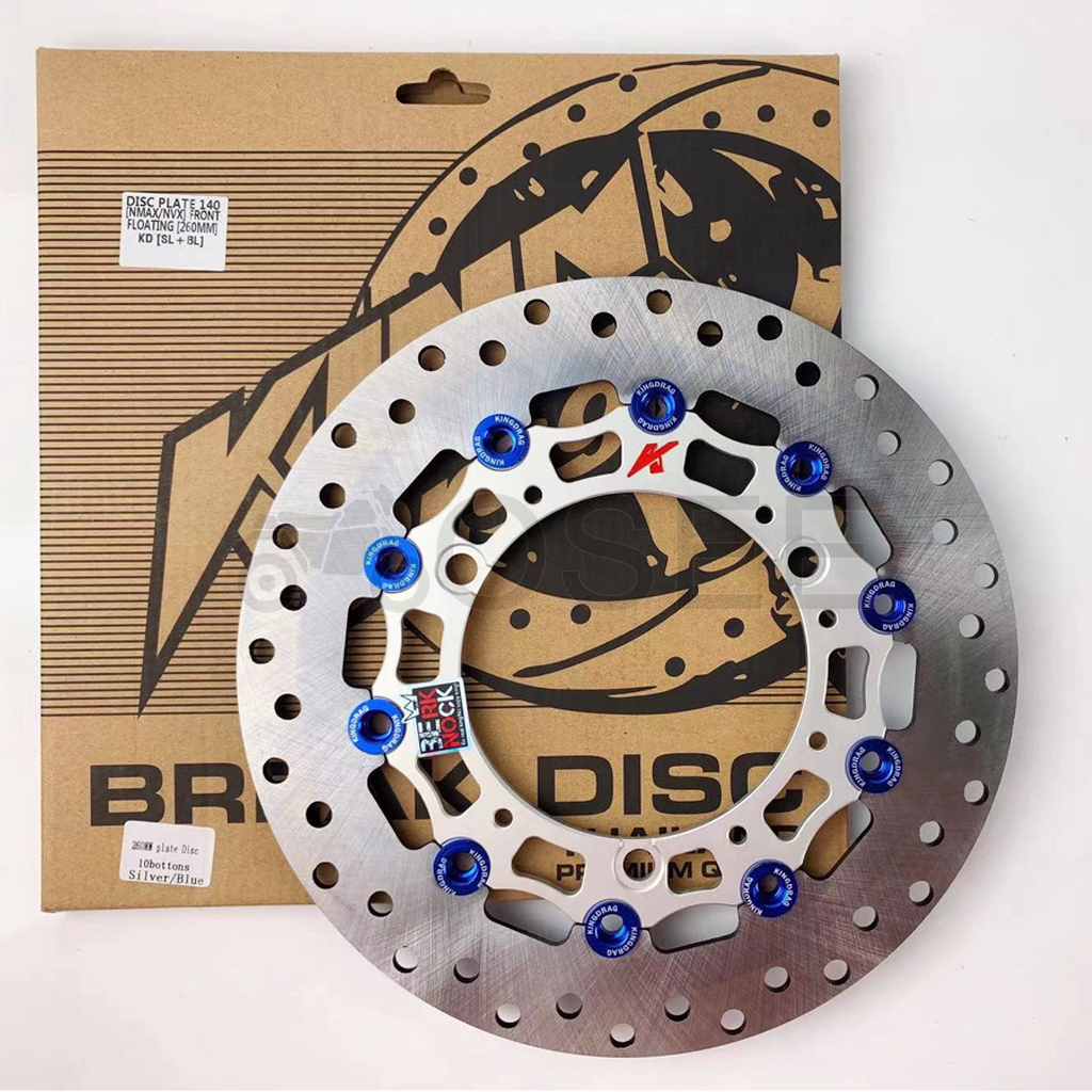 KingDrag Disc Disk Floating 260MM 3 Holes Disc Aerox V1 V2 NMAX V1 V2 ...