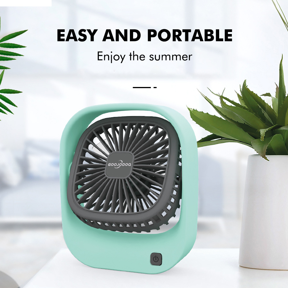 New Electric Fan Mini Fan USB Rechargeable Table Fan Directional ...