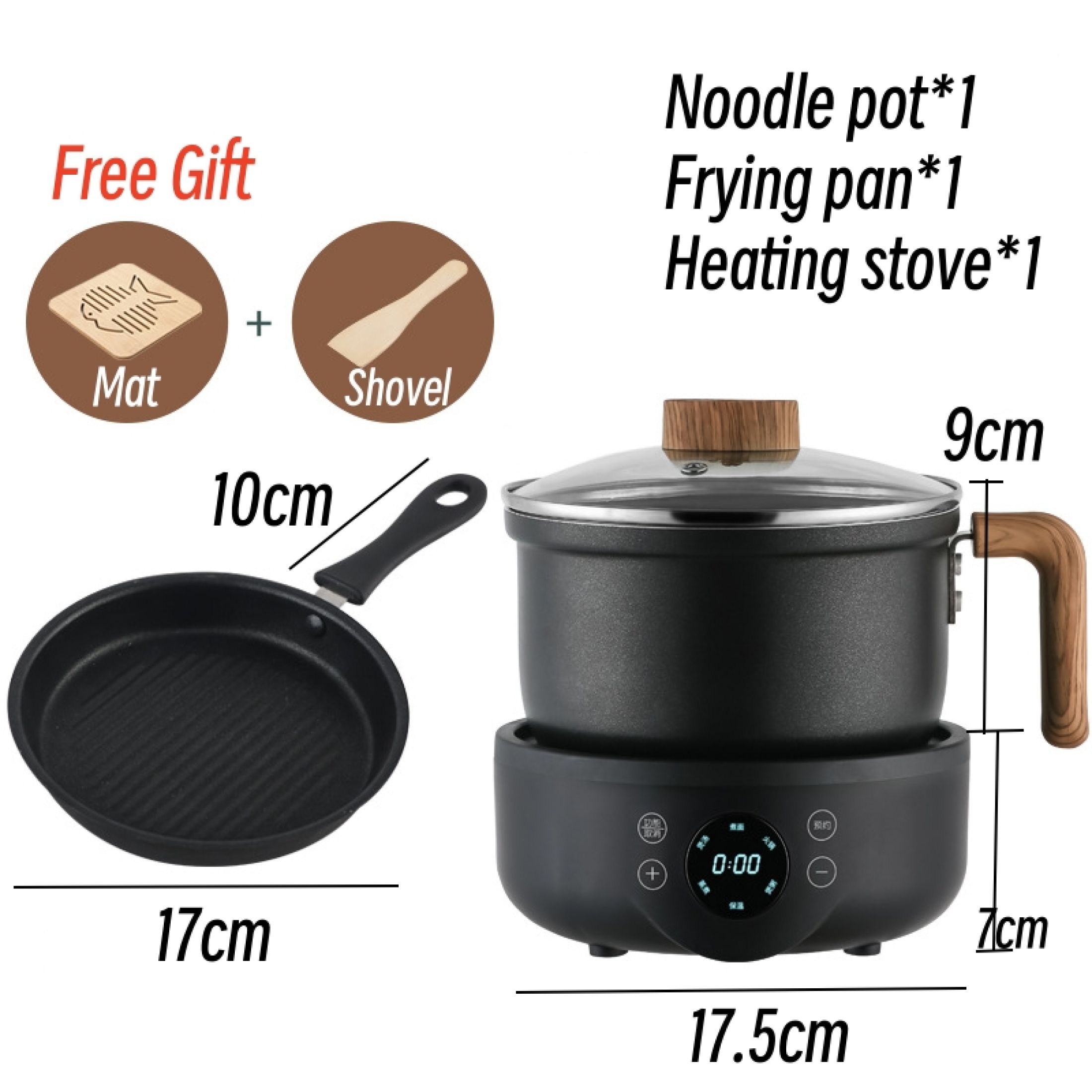 Smart Electric Cooking Pot Multi-functional Household Small Electric ...