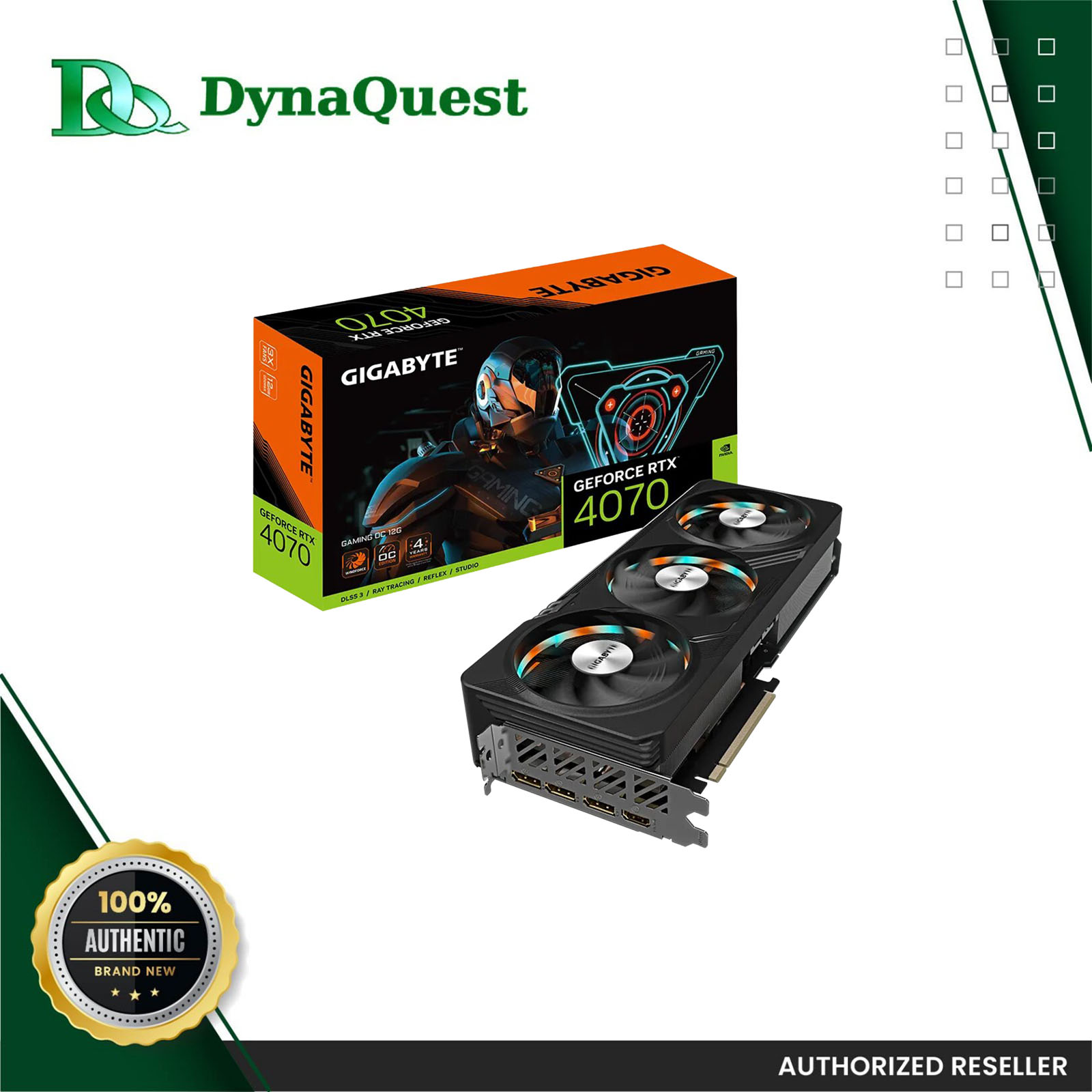 Gigabyte RTX 4070 Gaming OC 12GB GDDR6X Graphics Card GV-N4070GAMING-OC ...