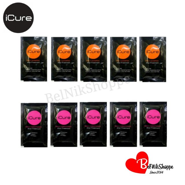 ♝With Freebie 10pcs iCure Shampoo OR Conditioner Sachet 10ml | Lazada PH