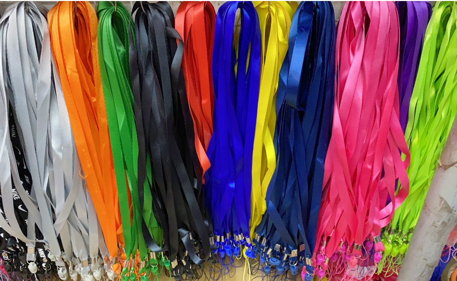 1.2cm /2.0cm plain ID lace plain colored id card lace lanyard id holder ...