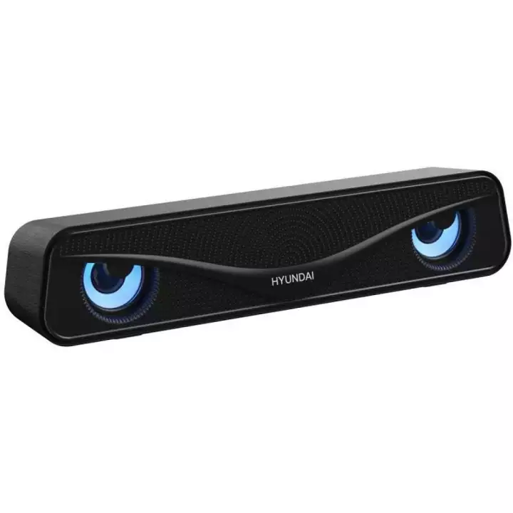 Portable Space Eye Desktop Speaker Soundbar Colorful LED Light Wired ...