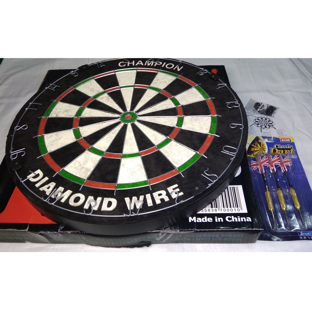 DART BOARD CHAMPION / DART GAMES / FREE DART PIN | Lazada PH