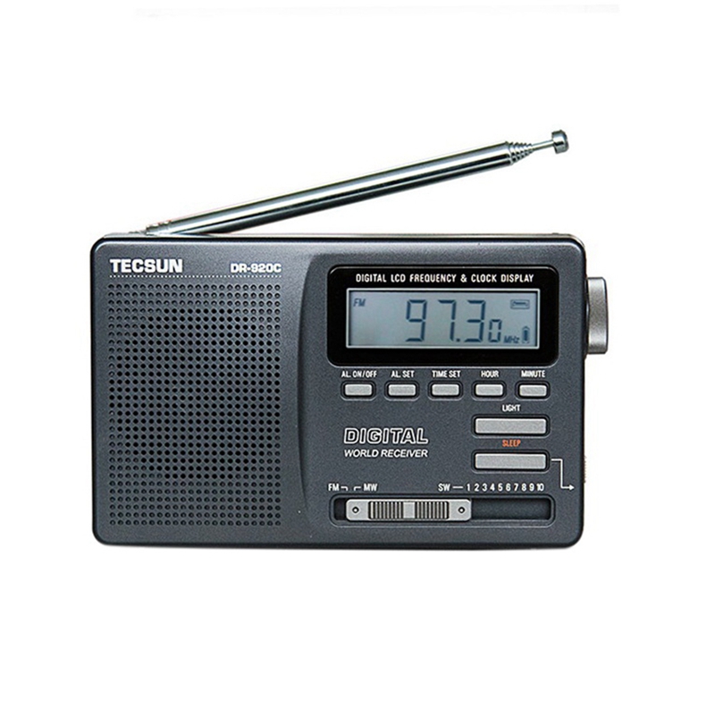 TECSUN DR-920C Digtal Fm Radio Display FM/MW/SW Multi Band Portable ...