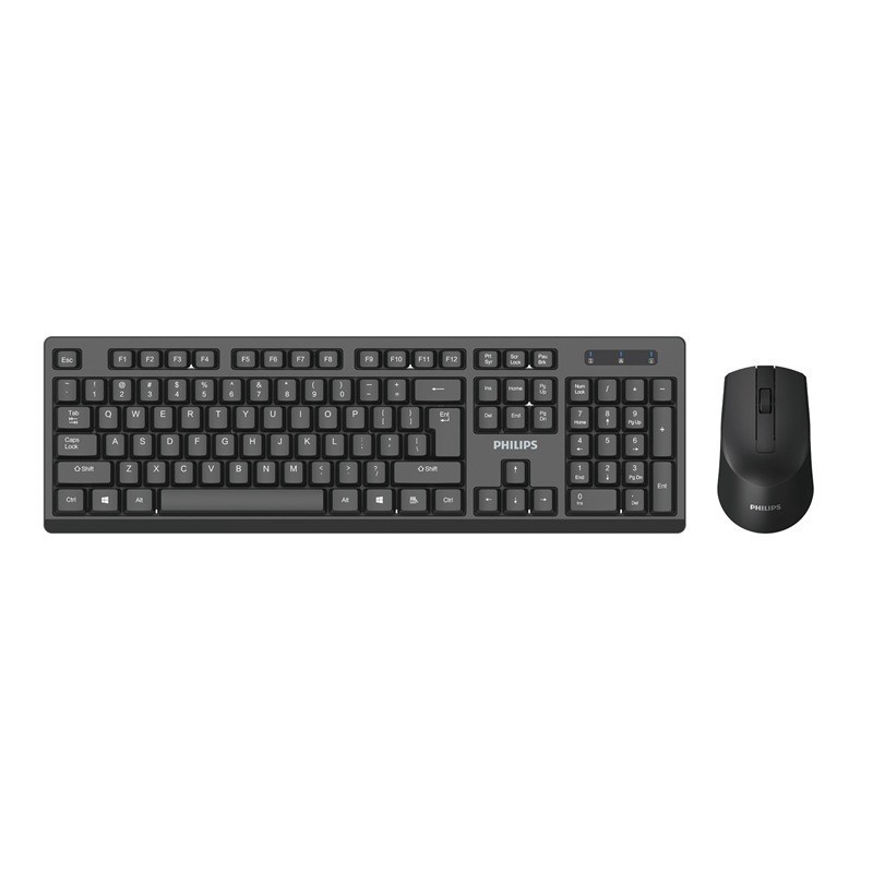 PHILIPS Original Wireless USB Keyboard Mouse Combos Set For PC Laptop ...