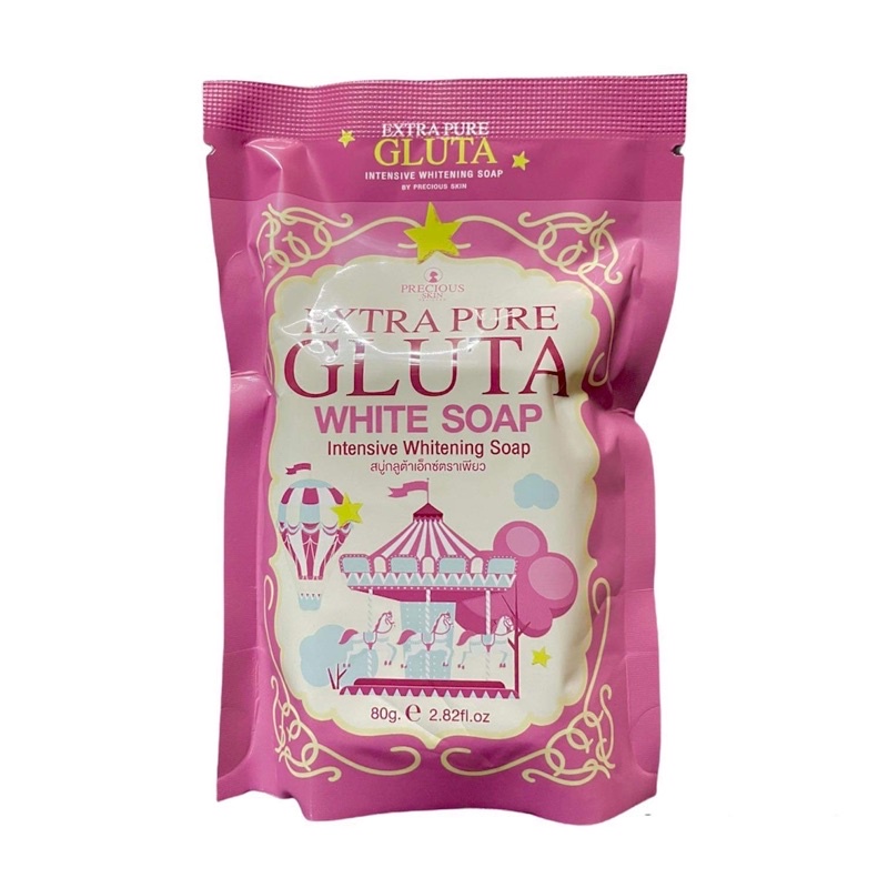 Precious Skin Extra Pure Gluta White Soap (Instant Whitening Soap) 80g ...