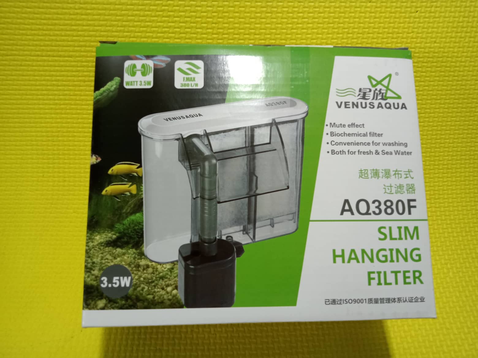 Slim Hanging Filter VENUS AQUA (AQ350F) / (AQ380F) Submersible Pump ...