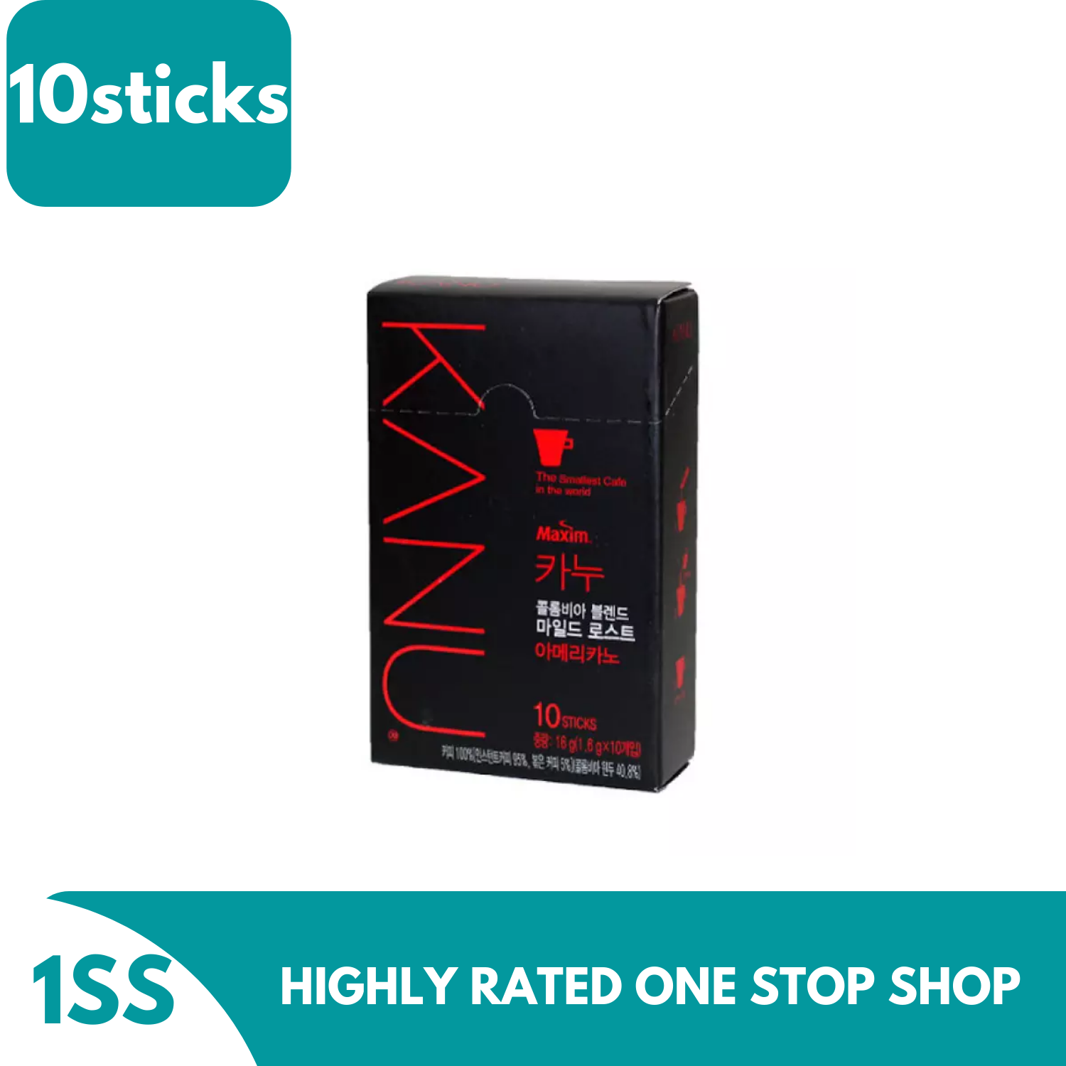 Maxim KANU Mini Colombia Mild Roast Americano Coffee 10 sticks | Lazada PH