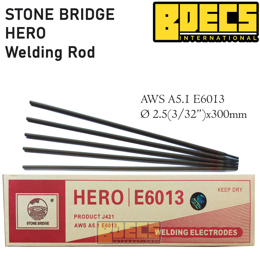 Stone Bridge Hero Welding Rod AWS A5.1 E6013 (3/32")x 300mm 2.5kg High ...