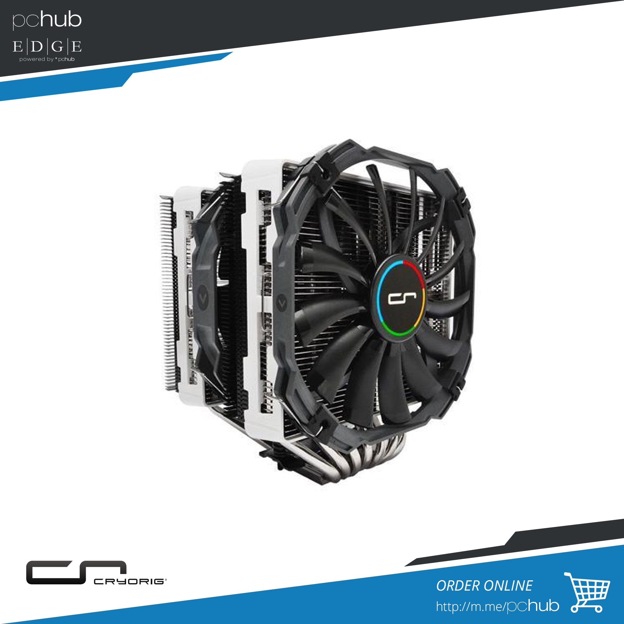 Cryorig R1 Universal Air Cooler, Dual Tower heatsink, XF140+XT140 fan ...