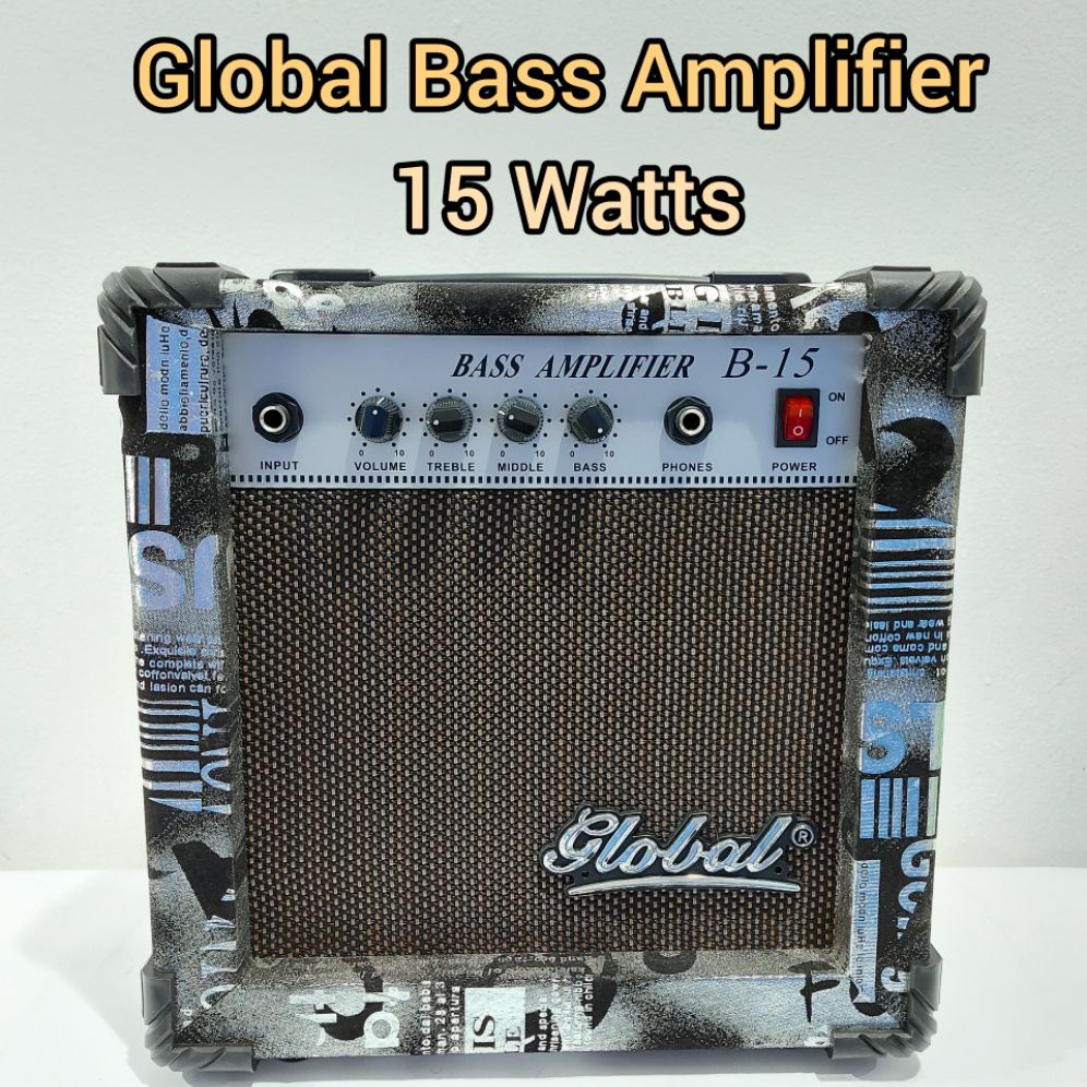 Global Bass Guitar Amplifier 15 Watts | Lazada PH