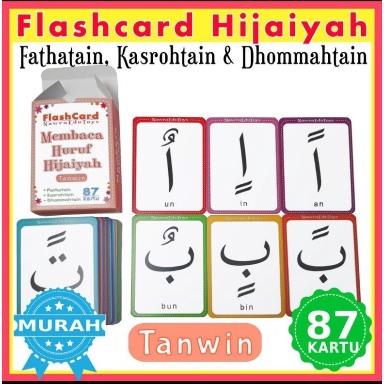 【Ready Stock】 Flashcard Reading Letters With Harokat Flash Card Smart ...