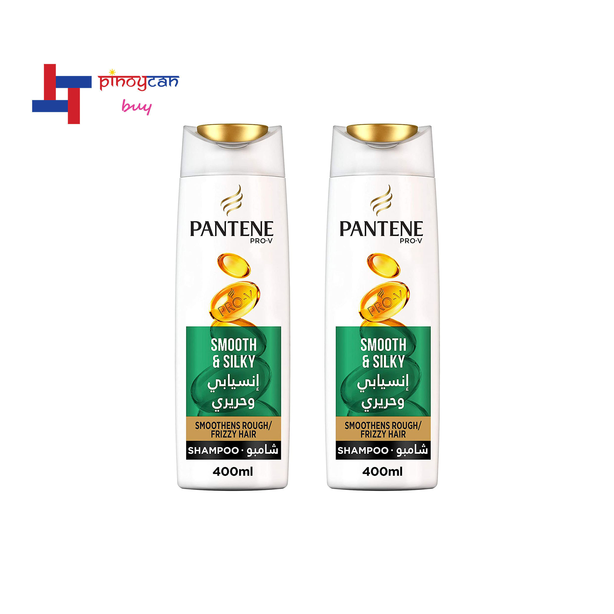 Pantene Smooth & Silky Shampoo 400mlx2 | Lazada PH