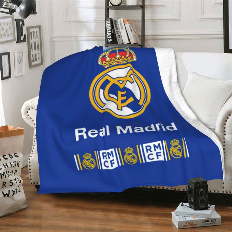 Real Madrid CF Football Club Customized Cozy Warm Blanket Ultra Soft ...