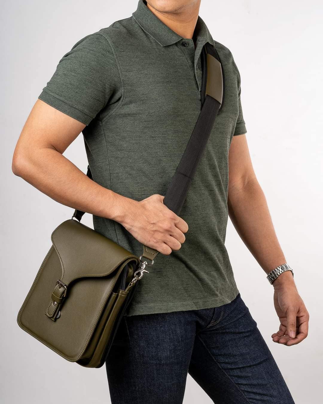 Jacketero EDC Leather F.A Bag | Lazada PH