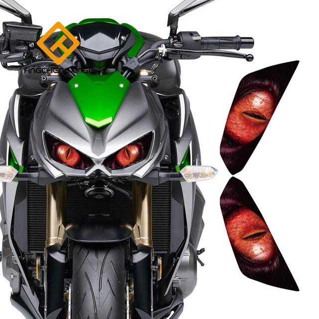 Motorcycle headlight protection sticker Front Fairing Headlight Sticker ...