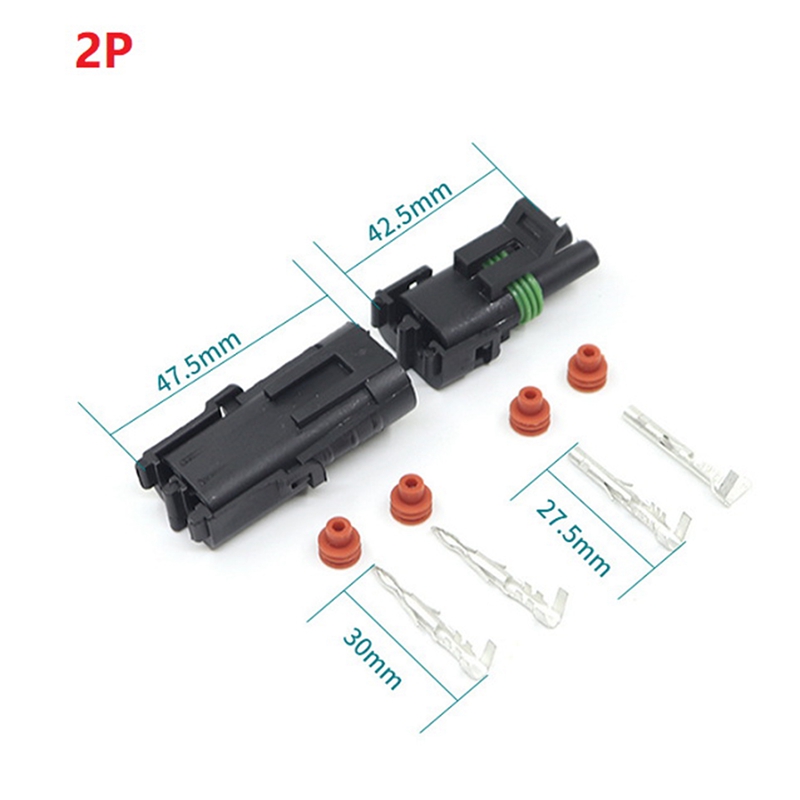 1P/2P/3P/4P/6P Weather Pack 2.5 Series Weatherpack Auto Waterproof ...