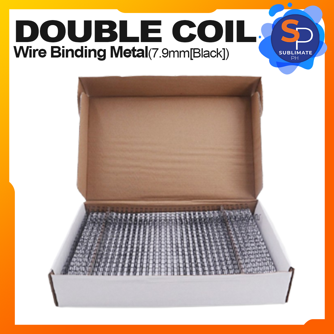 Wire Binding 34 Holes A4 Size White/Black Double Loop Wire Binding ...