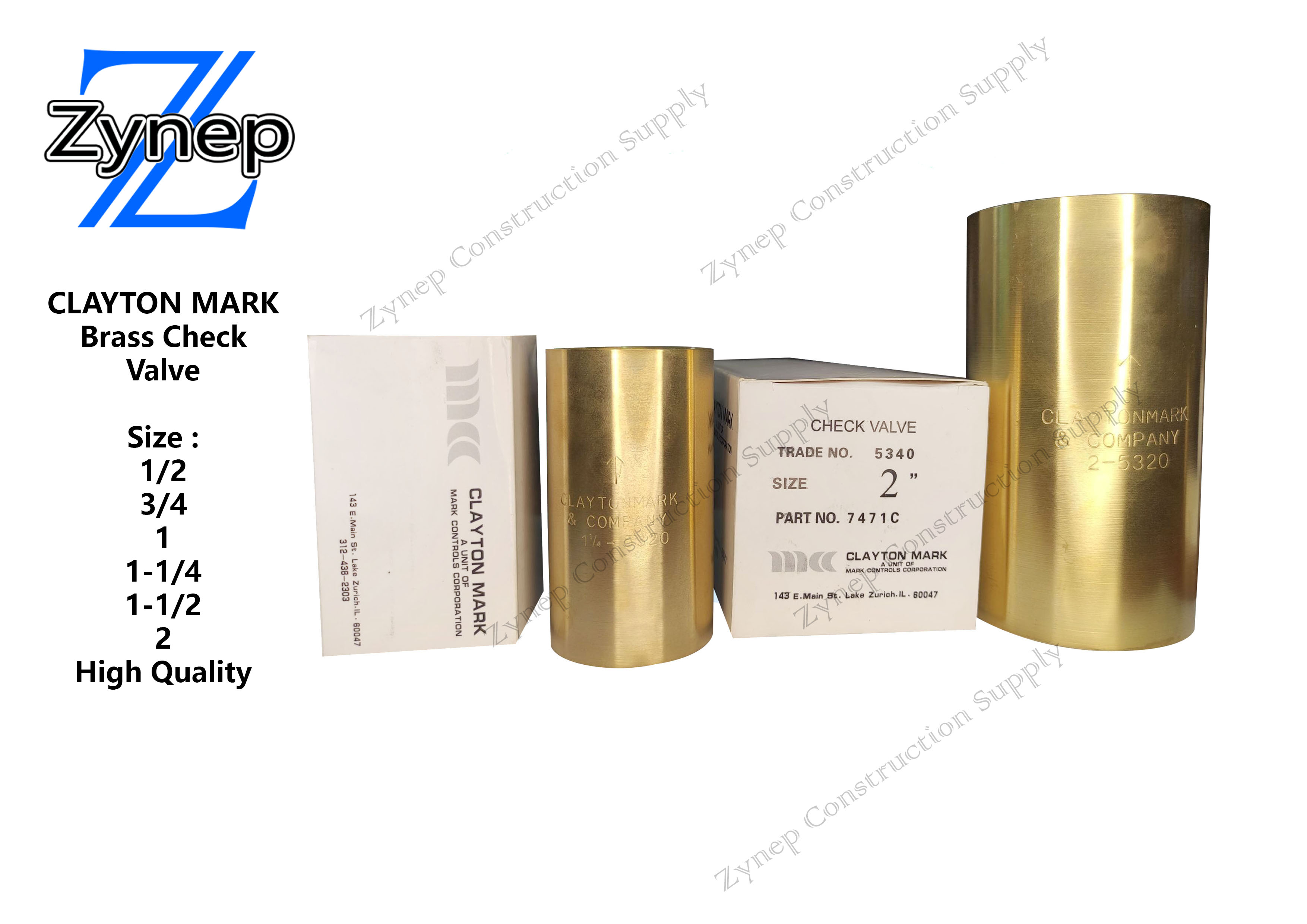 CLAYTON CHECK VALVE 1/2''| 3/4'' | 1'' | 1-1/4'' |1-1/2'' | 2'' | Lazada PH