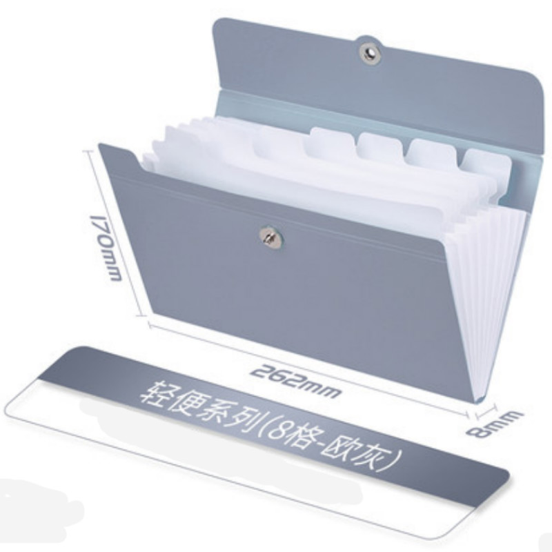 A5 Folding File Folder Bill Storage Accordion Bag Desk Organizer Multi ...