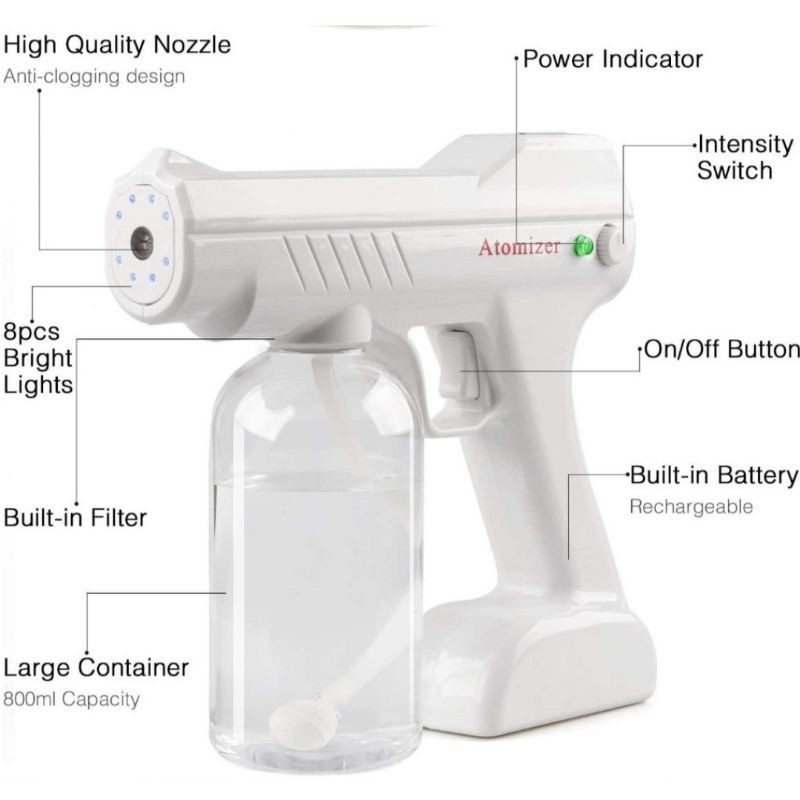 Electric Disinfection Wireless Fogger Sterilize Machine Sprayer ...