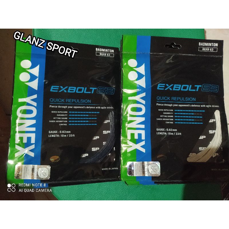 Yonex Exbolt 63 Yonex Exbolt 63 SP Original Badminton String | Lazada PH