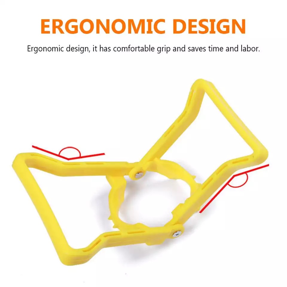 HAC HOMES Round Handle for Water Gallon Container Barrel Folding Holder ...