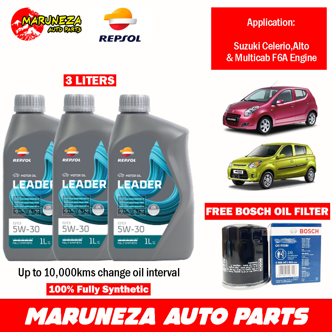 Repsol Leader C2C3 5W-30 100% Fully Synthetic for Suzuki Celerio/Alto ...