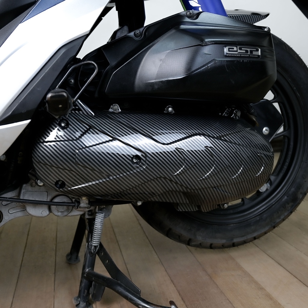 COD﹉ CRANKCASE COVER CVT FOR HONDA CLICK 125 125I V2 AND V3 CARBON MADE ...