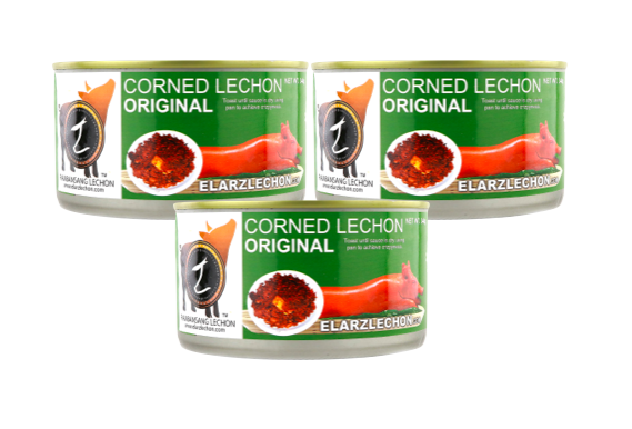 Elarz Lechon Corned Lechon Original 340 g set of 3 | Lazada PH