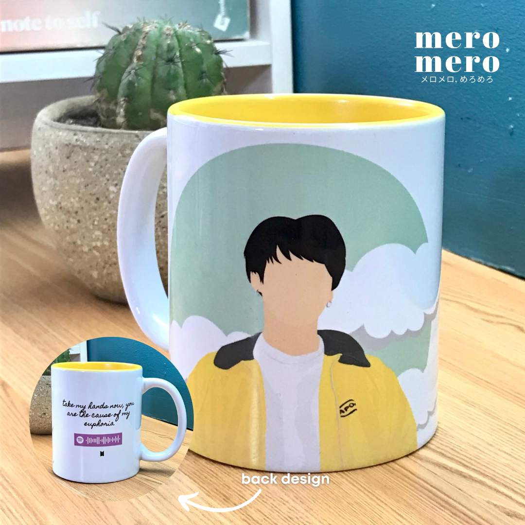BTS BT21 Tiny Tan Bangtan Army Mugs Unofficial (RM, Jin, JK, Suga ...