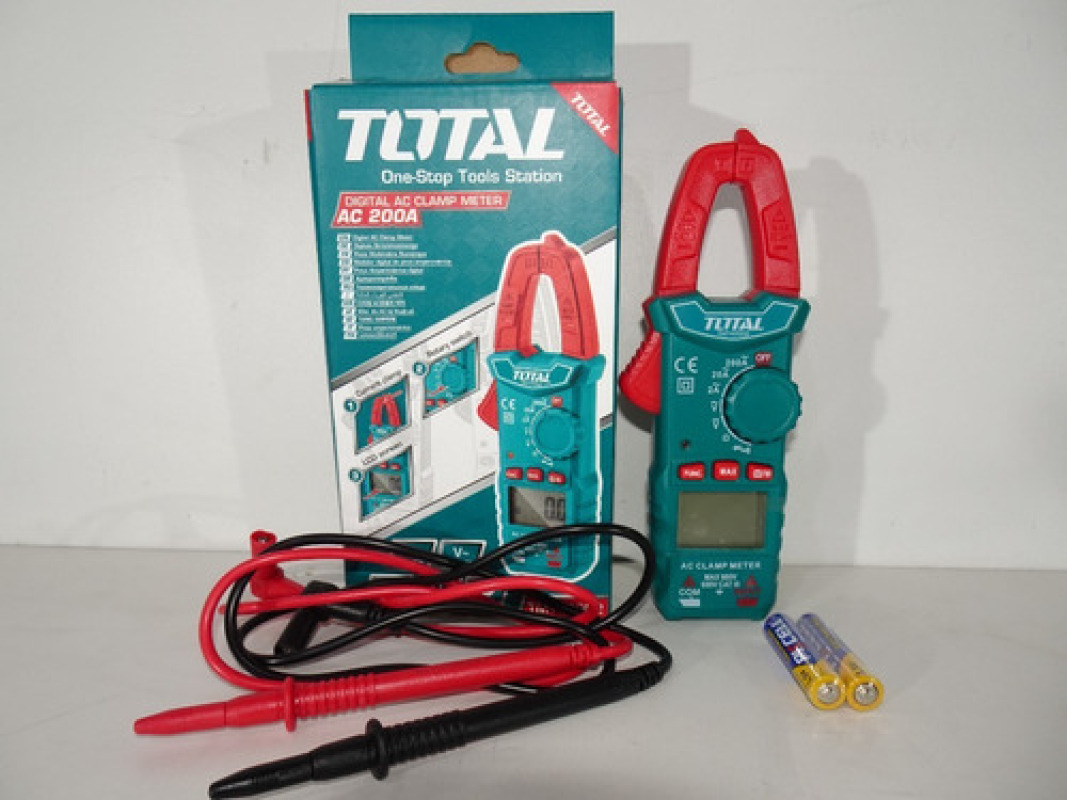 TOTAL Digital AC clamp meter(SS) Premium Industrial TOOLS TMT42002 ...