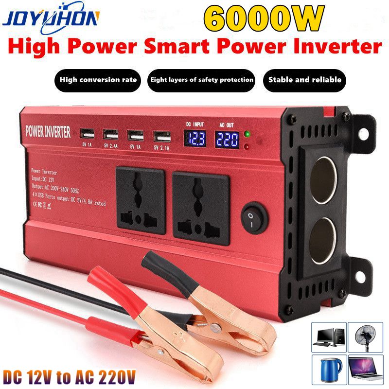 JOYUHON 6000W/4000W/60Hz(Peak) Solar System set Inverter DC 12V to AC ...