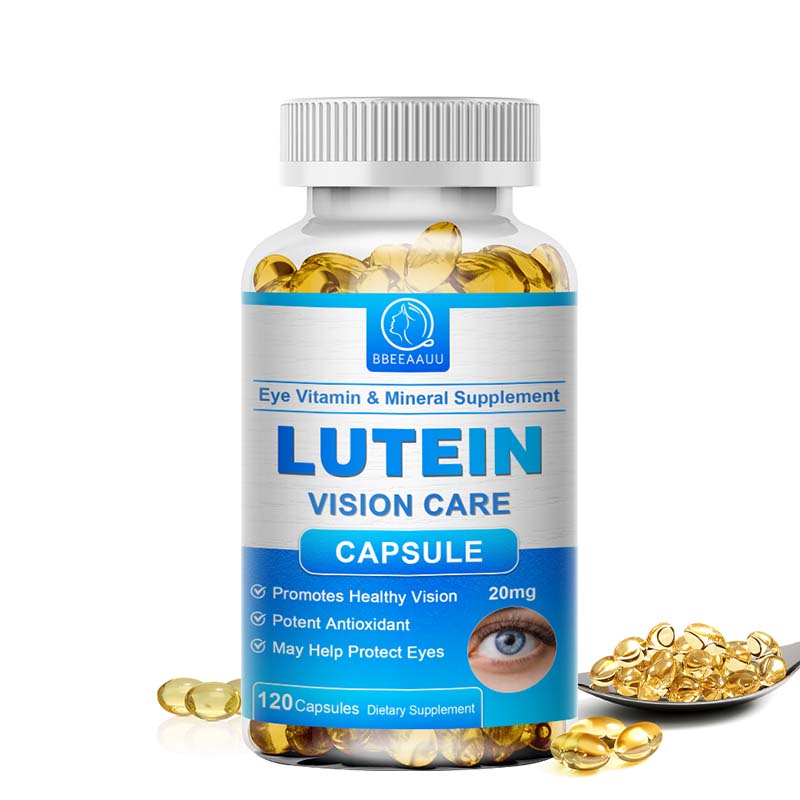 BBEEAAUU Lutein Capsule 20MG Eye Supplement & Vitamin to Support Vision ...